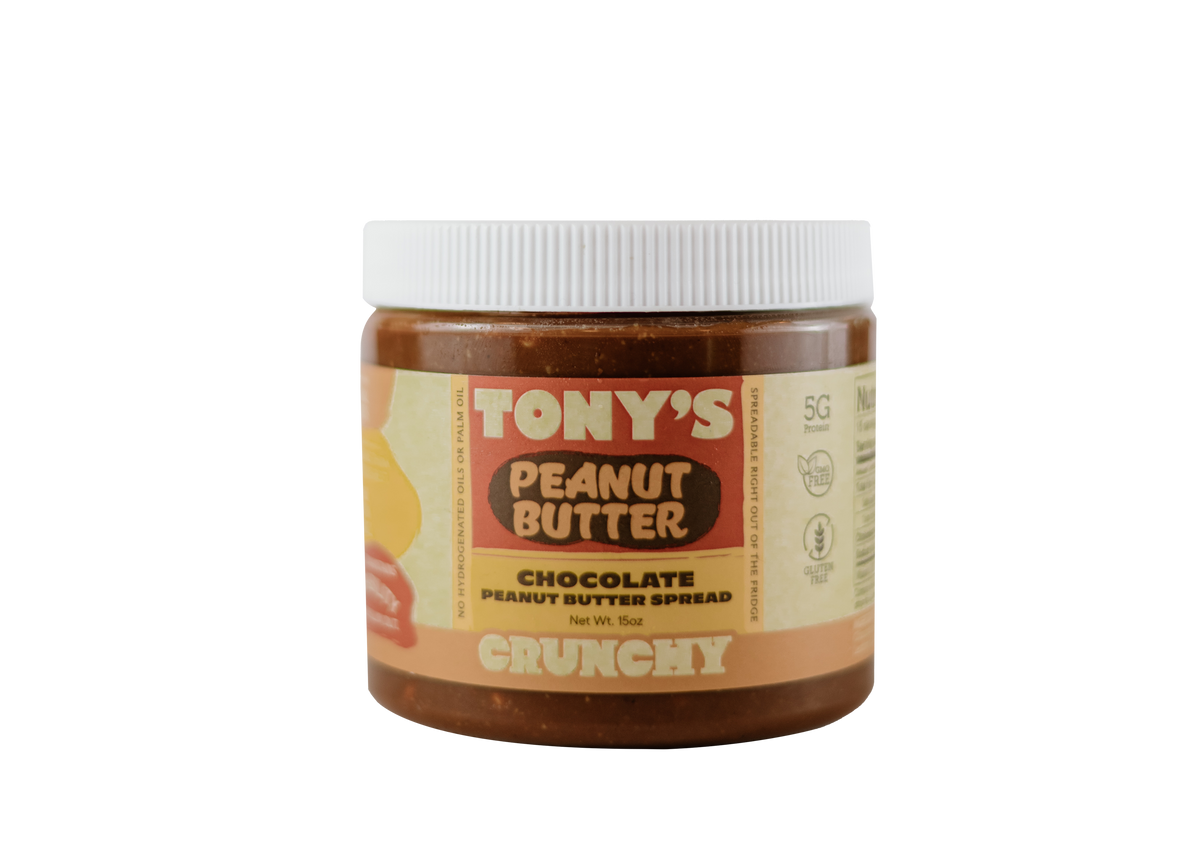 Crunchy Chocolate Peanut Butter – Tony's Peanut Butter