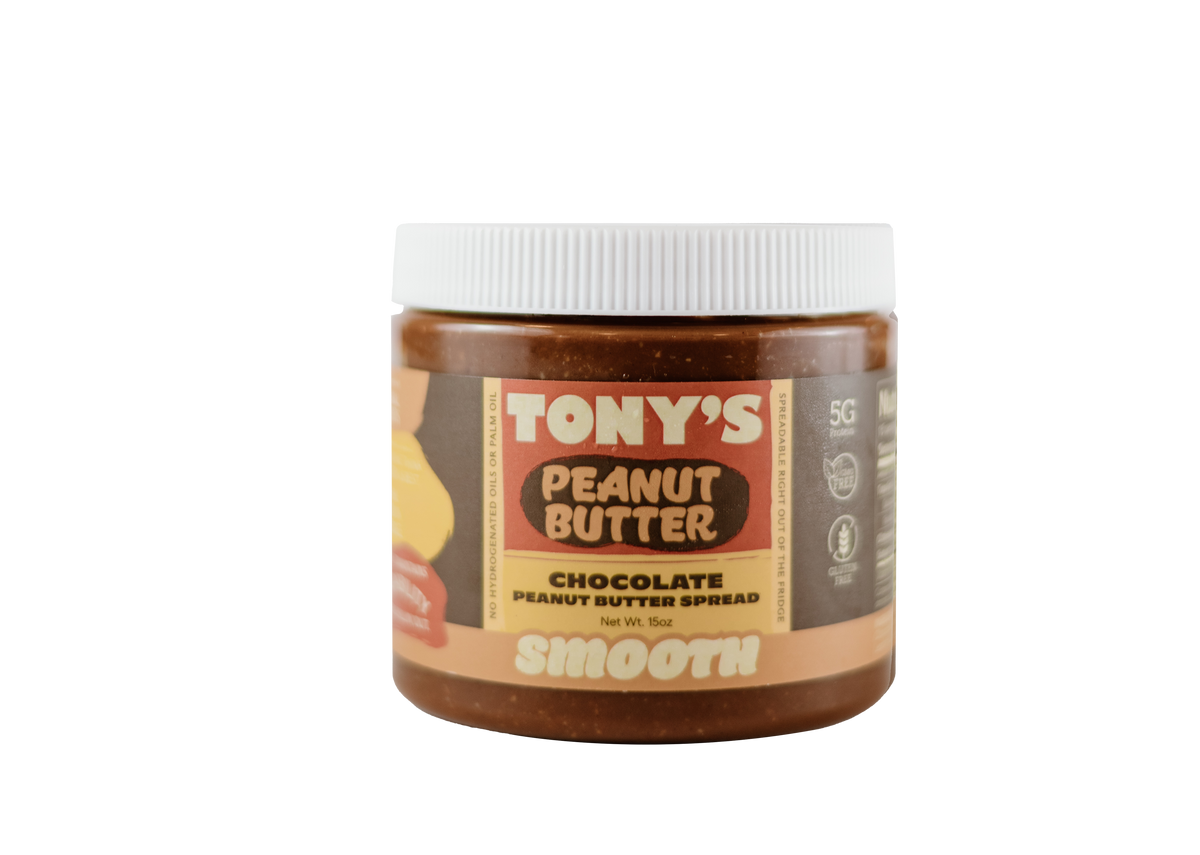 Smooth Chocolate Peanut Butter – Tony's Peanut Butter